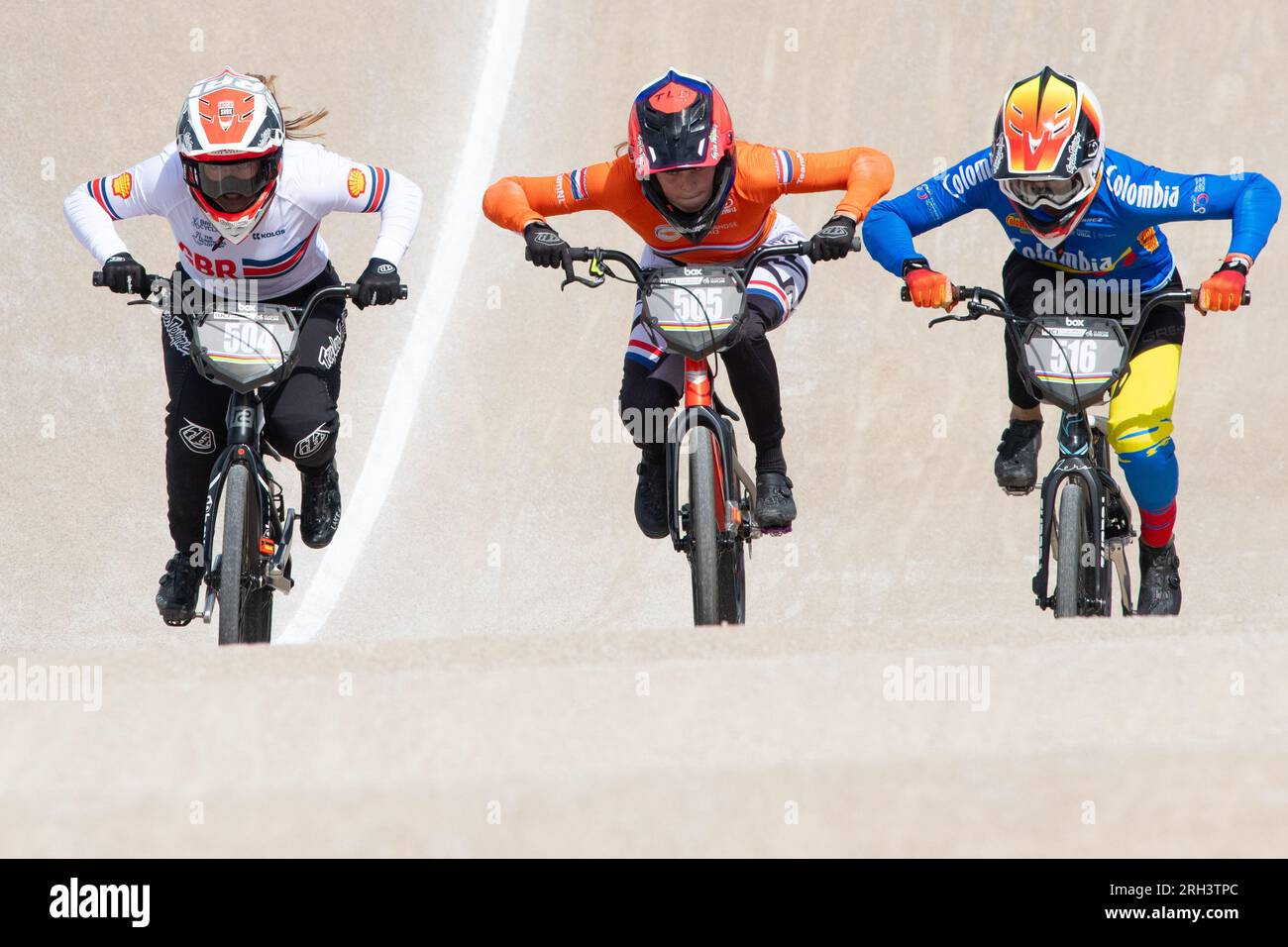 Glasgow BMX Centre, Glasgow, Scotland, UK. 13th Aug, 2023. UCI Cycling ...