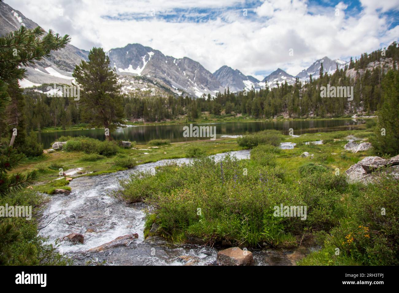 Little Lakes Valley is a popular place to go hiking in the Eastern ...