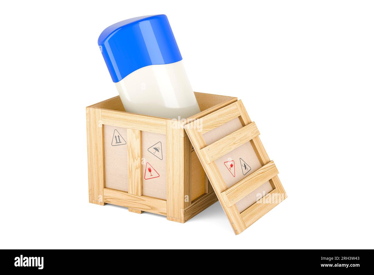 Solid Anti-Perspirant Deodorant, Deodorant Stick inside wooden box ...