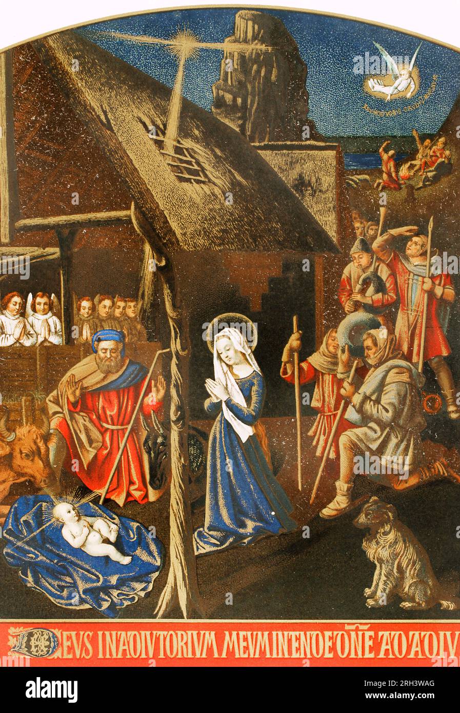 The Adoration of the Shepherds. The Virgin with St. Joseph and the Child Jesus ...