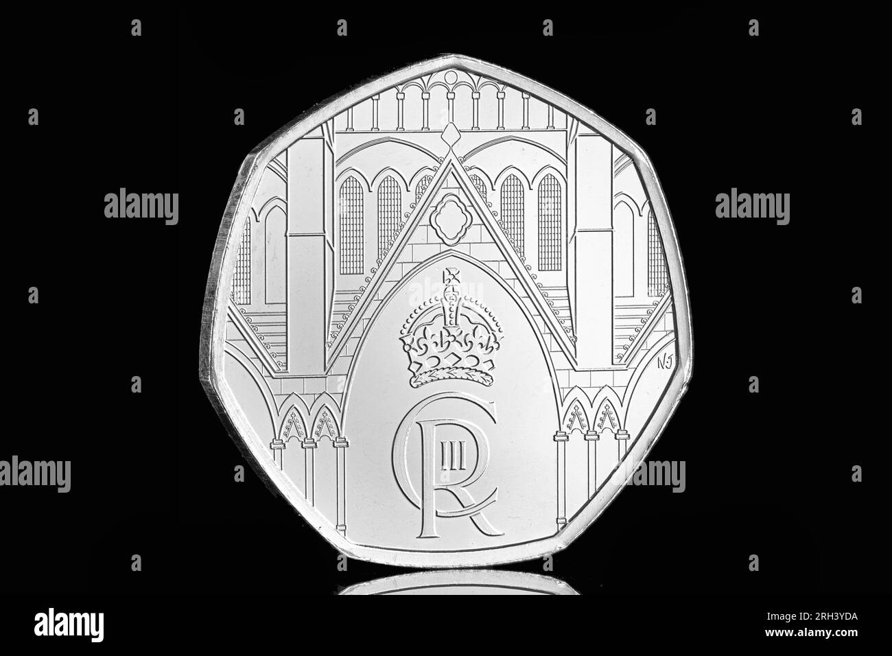 The new 50p coin to celebrate the coronation of King Charles III that ...