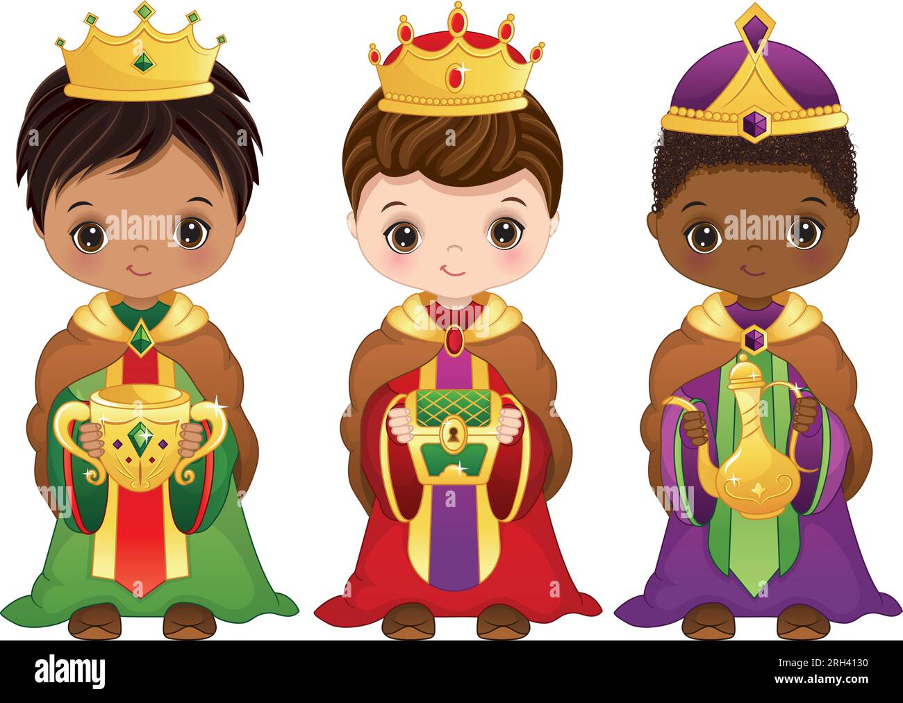 Vector Cartoon Images of Three Wise Men Stock Vector Image & Art - Alamy