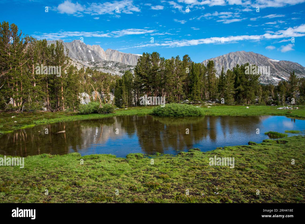 Little Lakes Valley is a popular place to go hiking in the Eastern ...