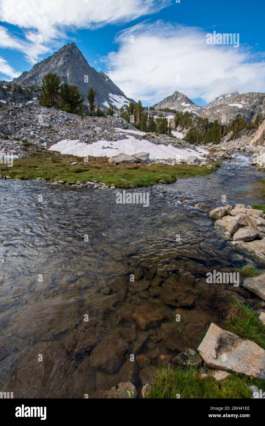 Little Lakes Valley is a popular place to go hiking in the Eastern ...