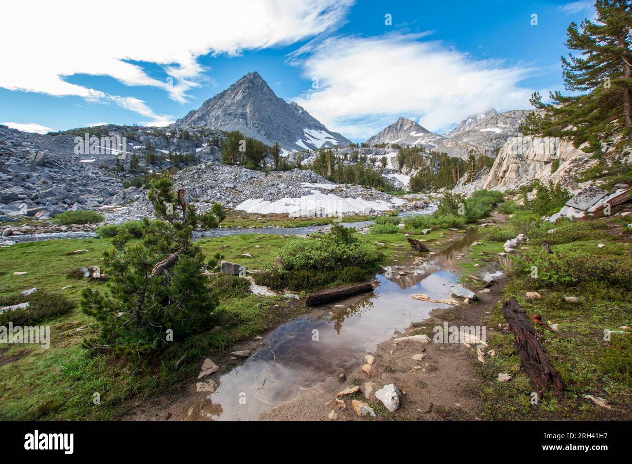 Little Lakes Valley is a popular place to go hiking in the Eastern ...