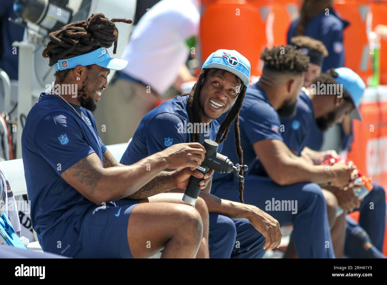August 12, 2023 - Tennessee Titans wide receiver DeAndre Hopkins (10 ...