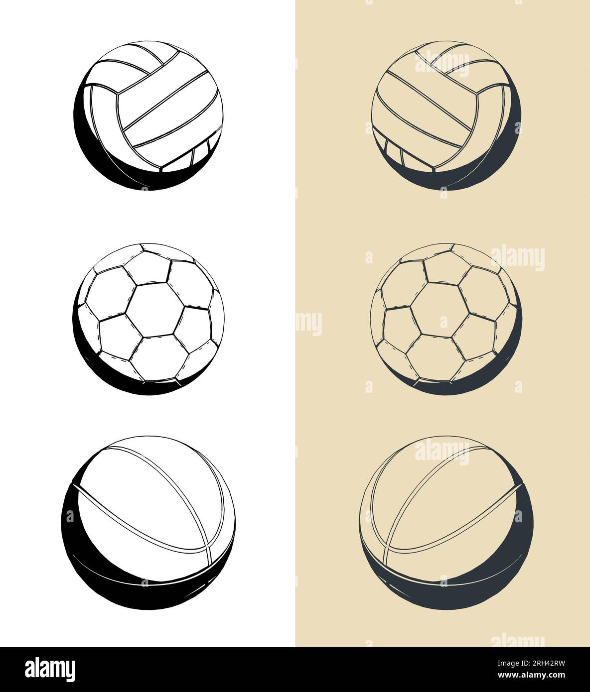 Volleyball competition Stock Vector Images - Alamy
