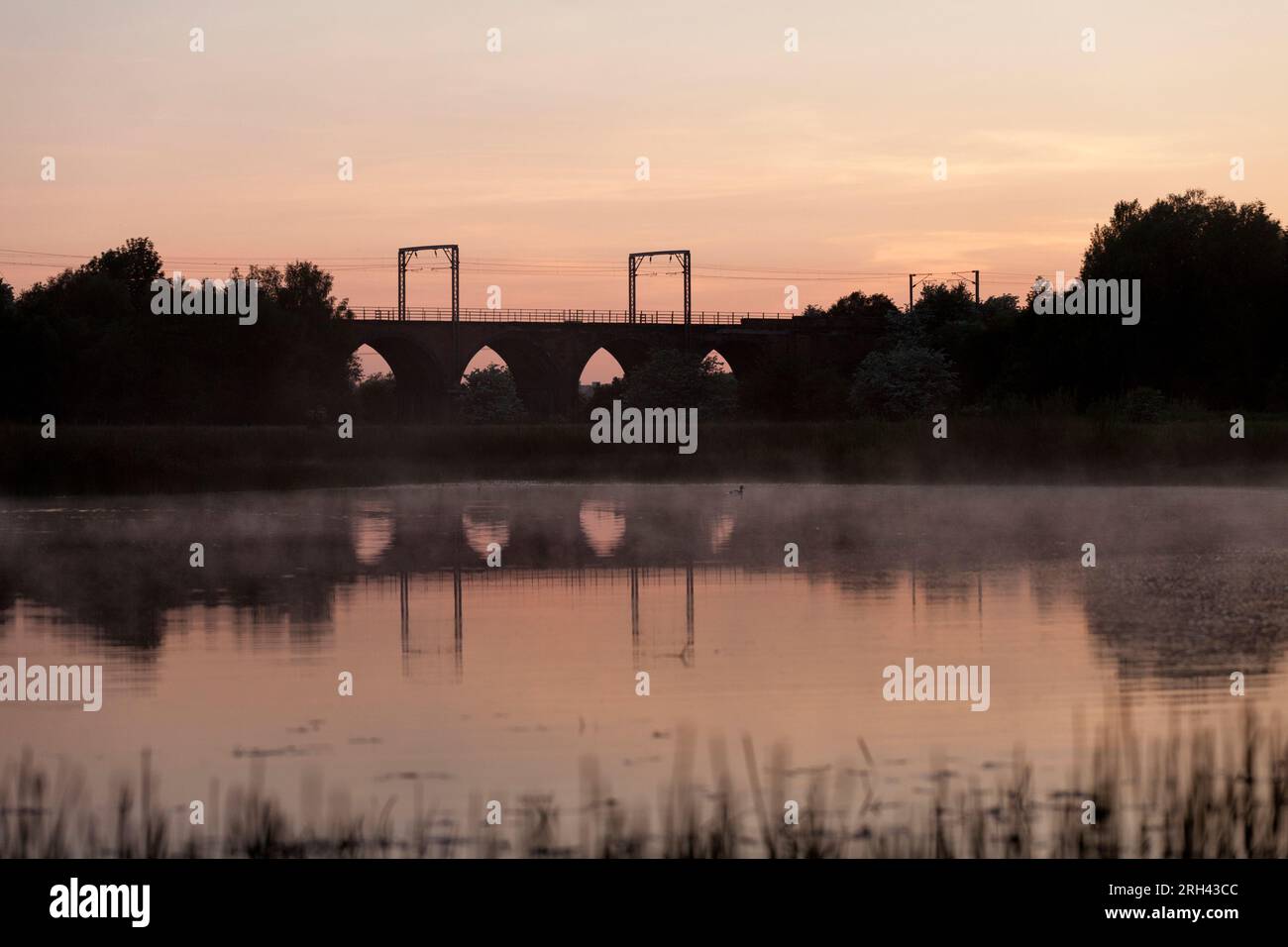 Garnock Longford viaduct (south of Kilwinning, Scotland , river Garnock ...