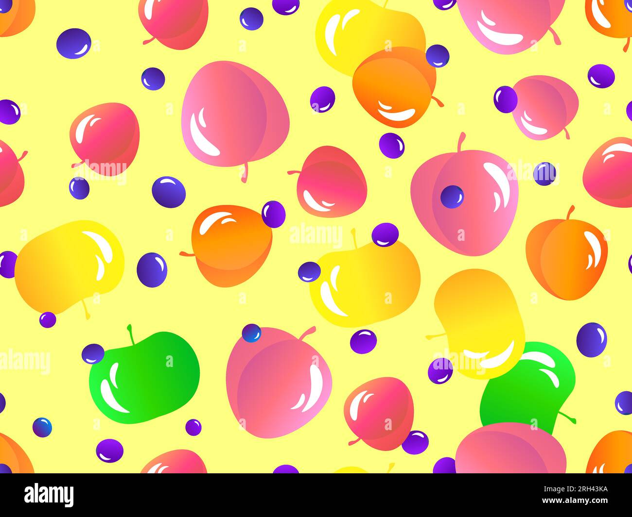 Mix fruits Stock Vector Images - Alamy