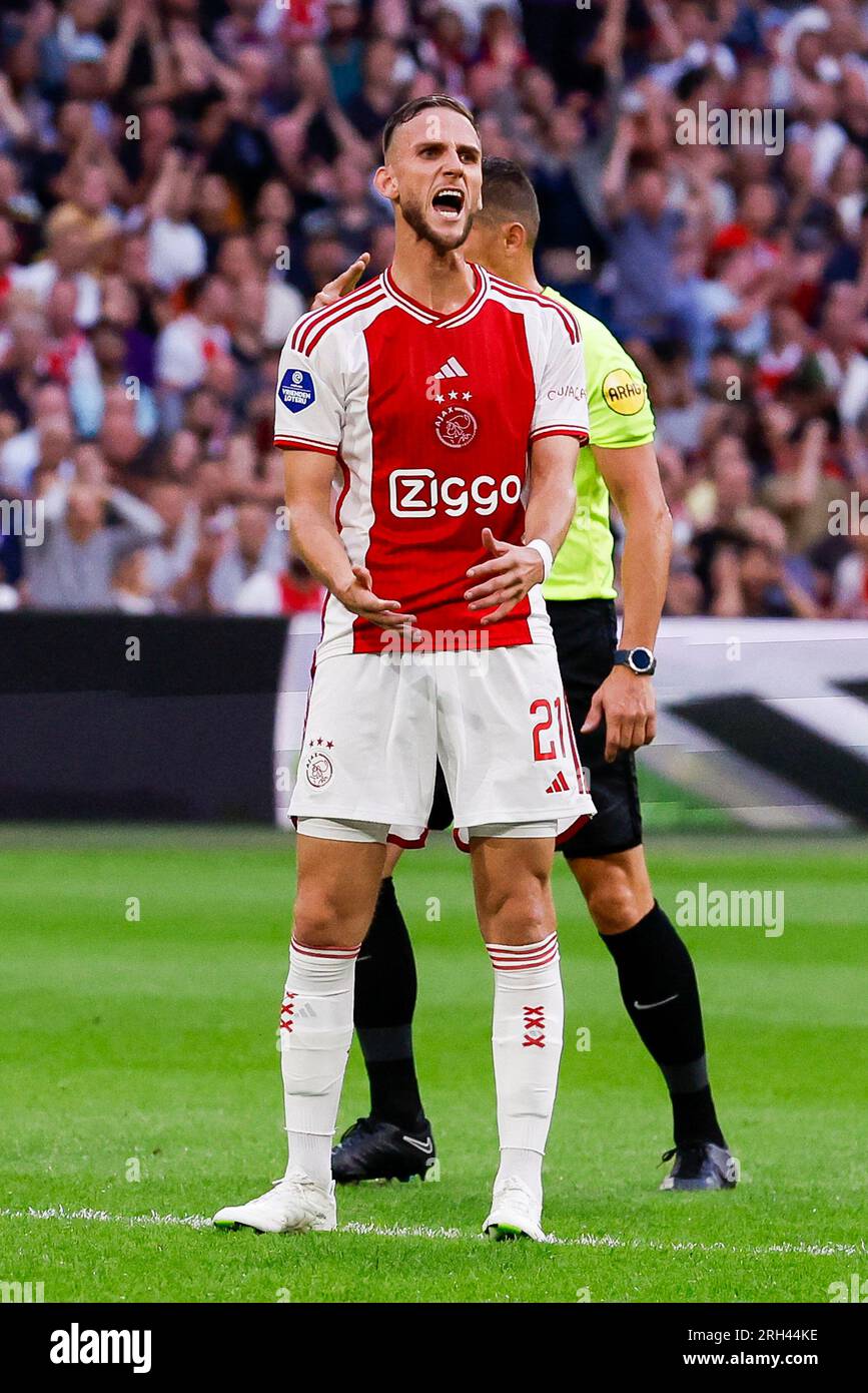 AMSTERDAM, NETHERLANDS - AUGUST 12: Branco van den Boomen (Ajax) during ...