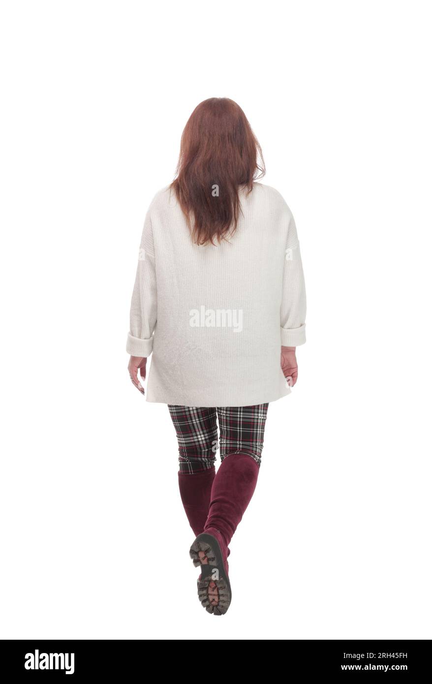 full-length. woman in casual clothes walking forward Stock Photo - Alamy