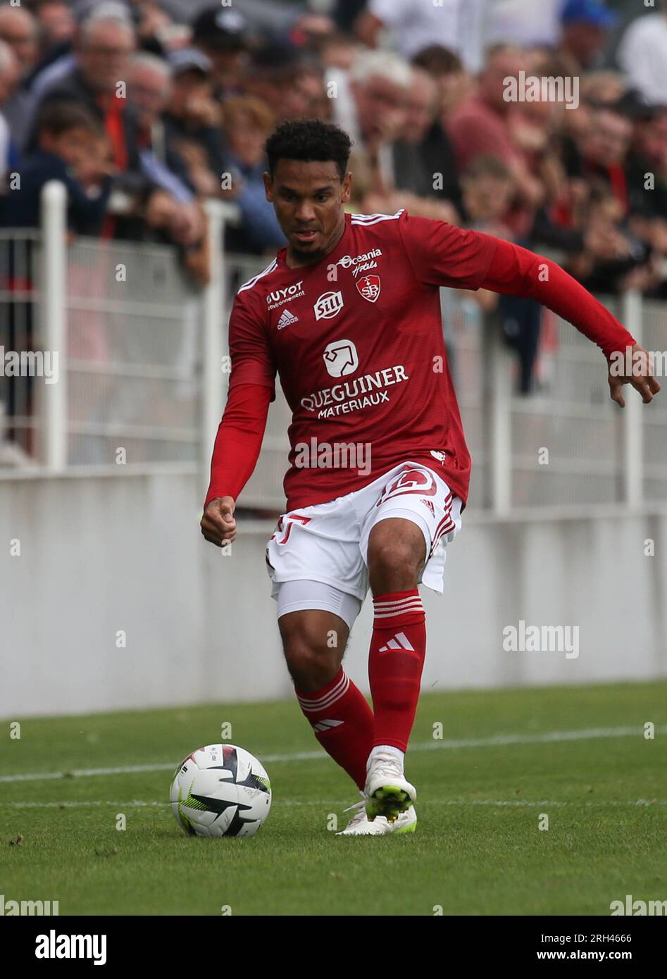 Kenny Lala of Stade Brestois during the Amical 2023 between Stade ...
