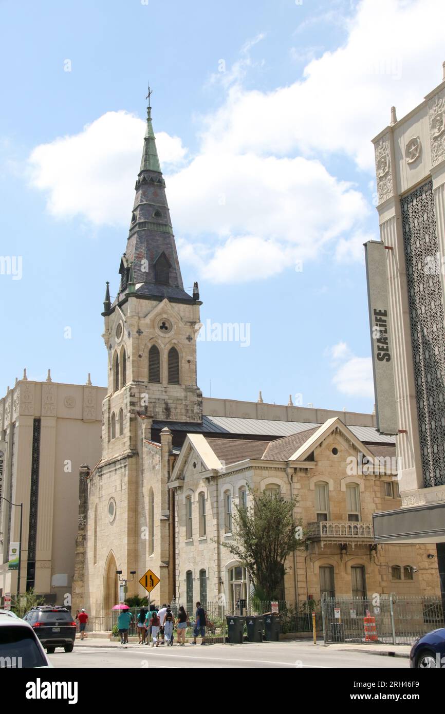 St. Mary's Catholic Church, San Antonio Stock Photo - Alamy