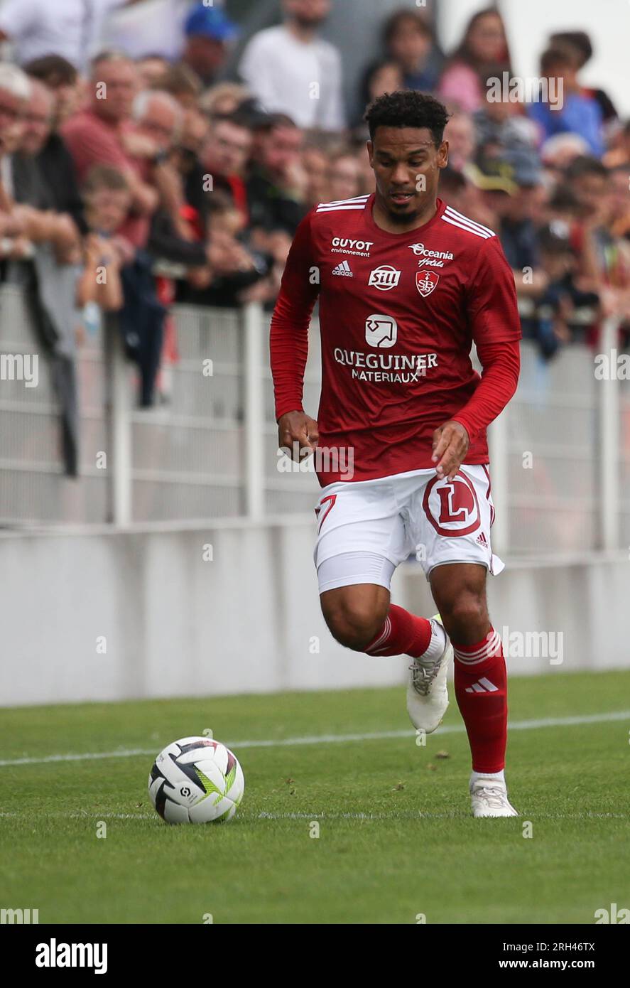 Kenny Lala of Stade Brestois during the Amical 2023 between Stade ...