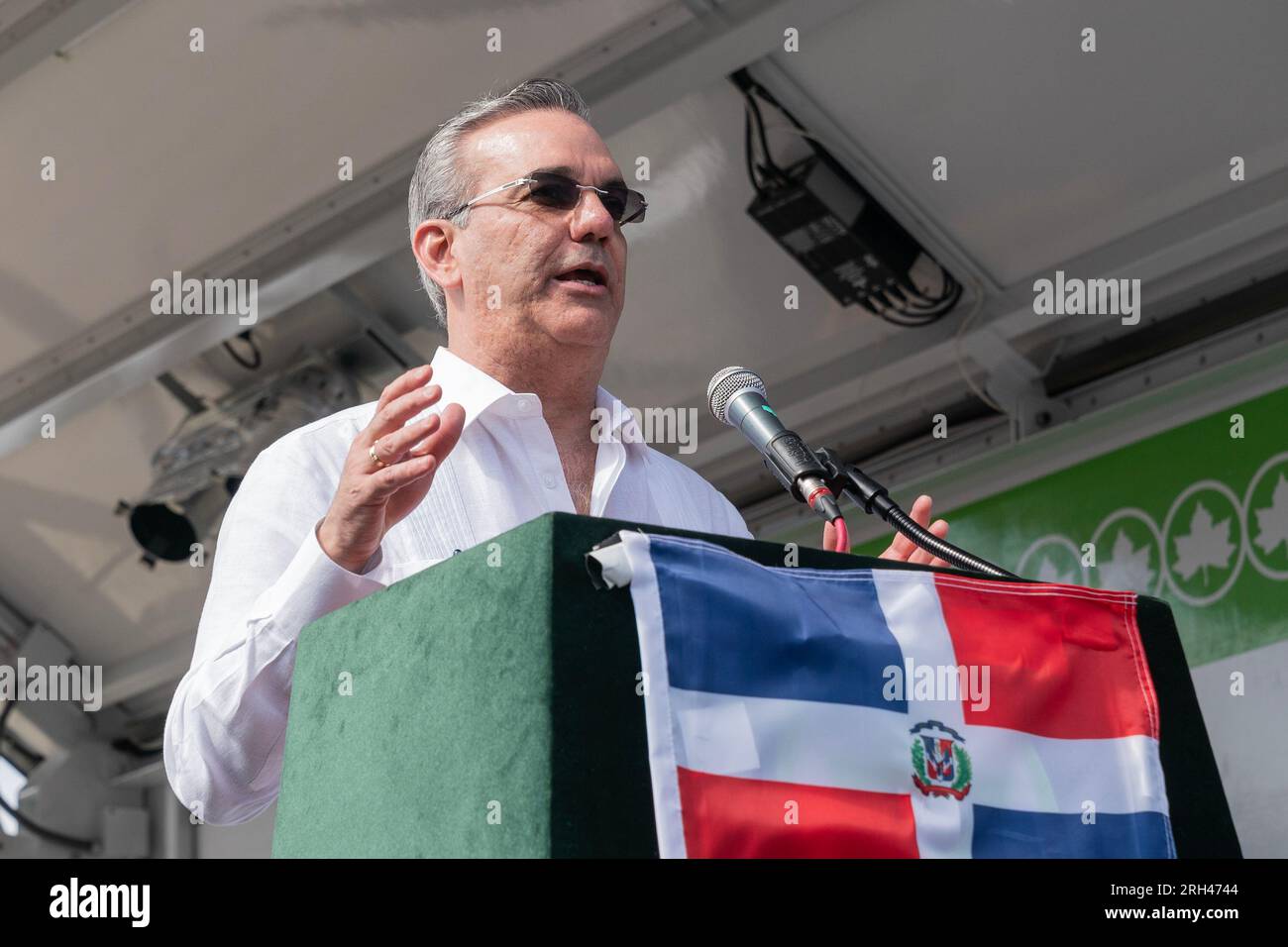 New York, USA. 13th Aug, 2023. Dominican Republic President Luis ...