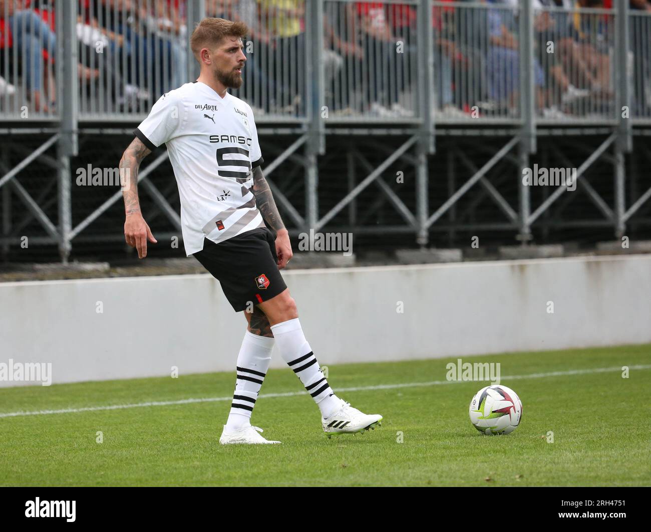 Miguel Da Silva Rocha of Stade Rennais during the Amical 2023 between ...