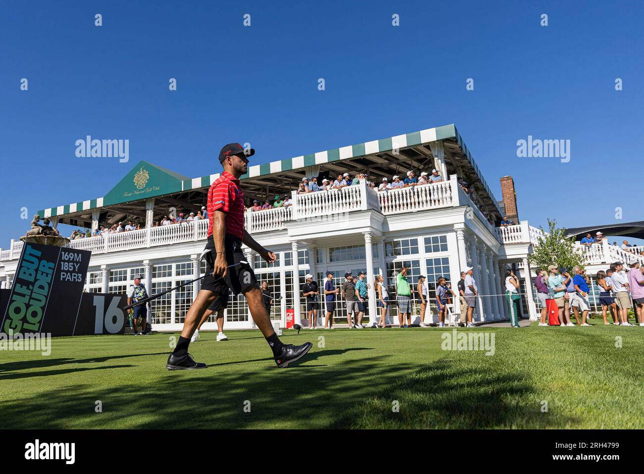 Abraham Ancer of Fireballs GC walks off the 16th tee during the final ...