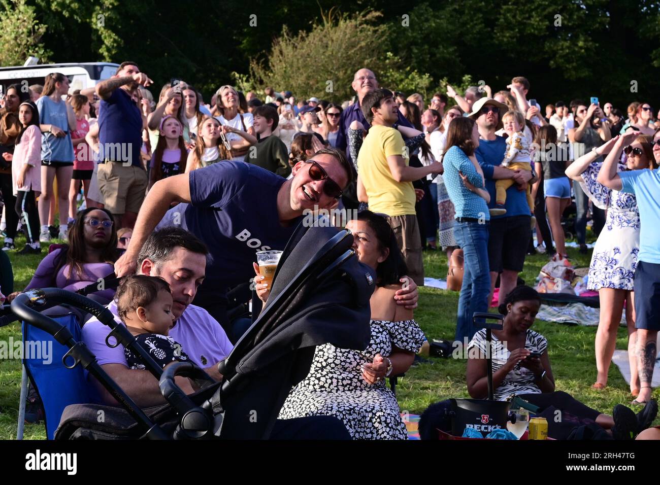 11th August 2023. Bristol Balloon Festival. Huge crowds turned out to ...