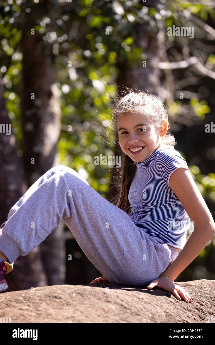 Girl in gray hi-res stock photography and images - Alamy