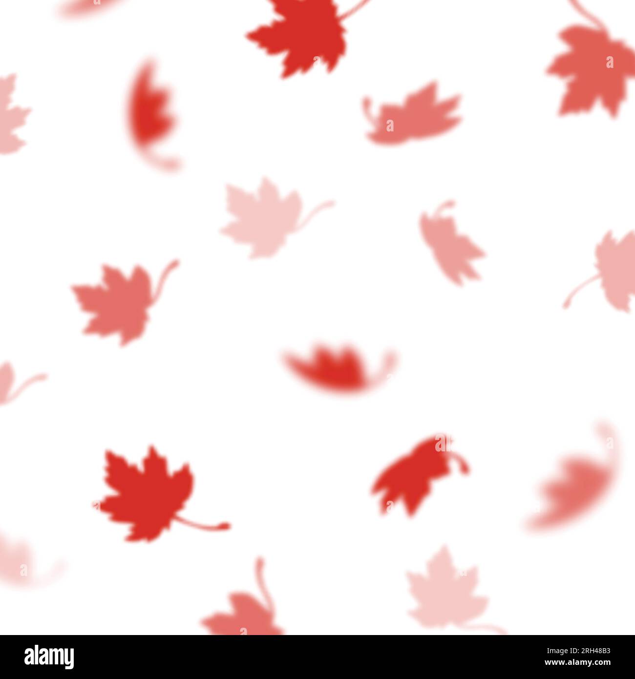 Red blur leaves background Stock Vector Images - Alamy