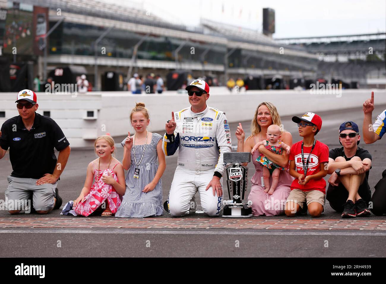 INDIANAPOLIS, IN - AUGUST 13: Michael McDowell (#34 Front Row ...