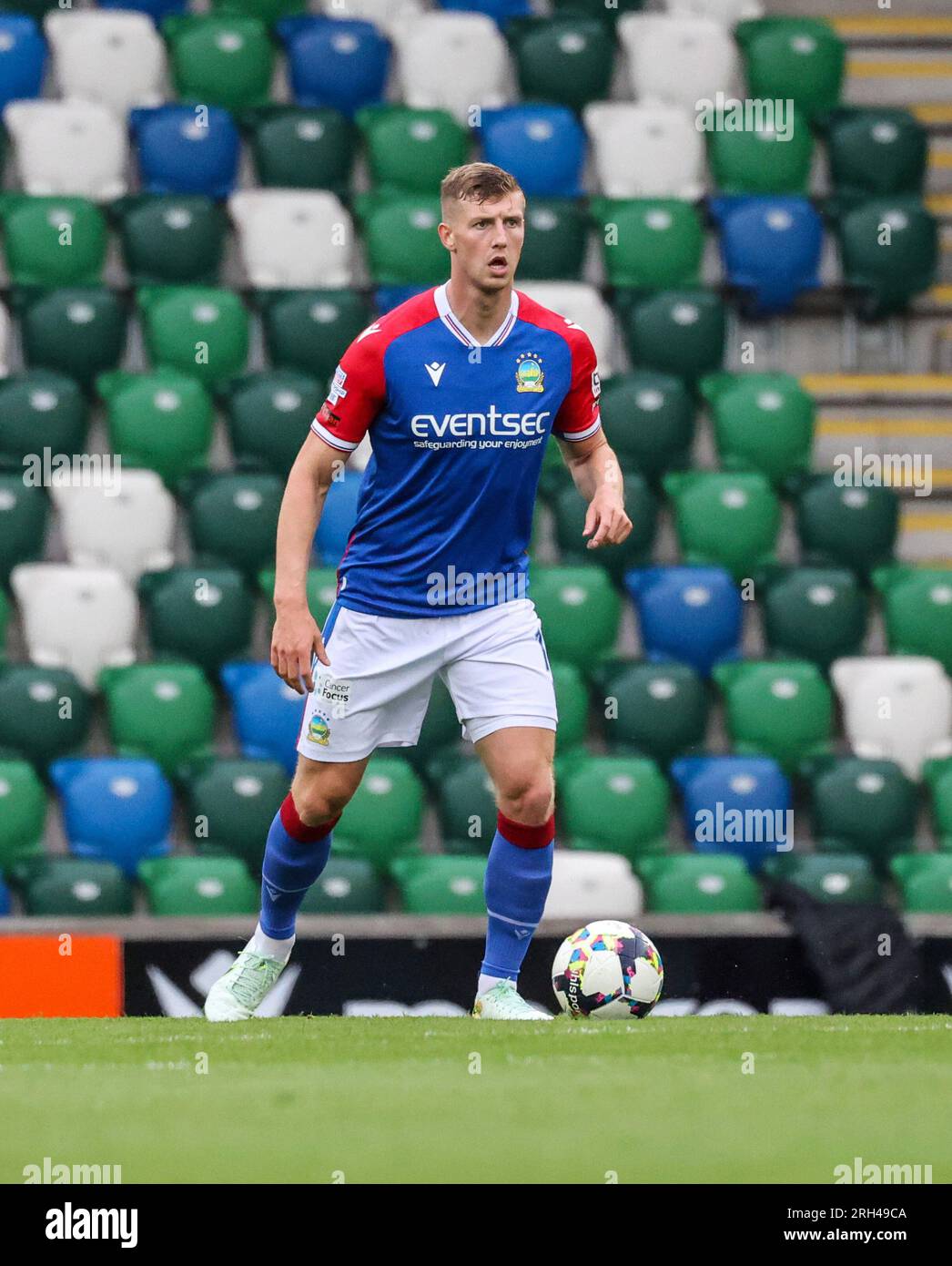 Windsor Park, Belfast, Northern Ireland, UK. 13 Jul 2023. UEFA Europa ...