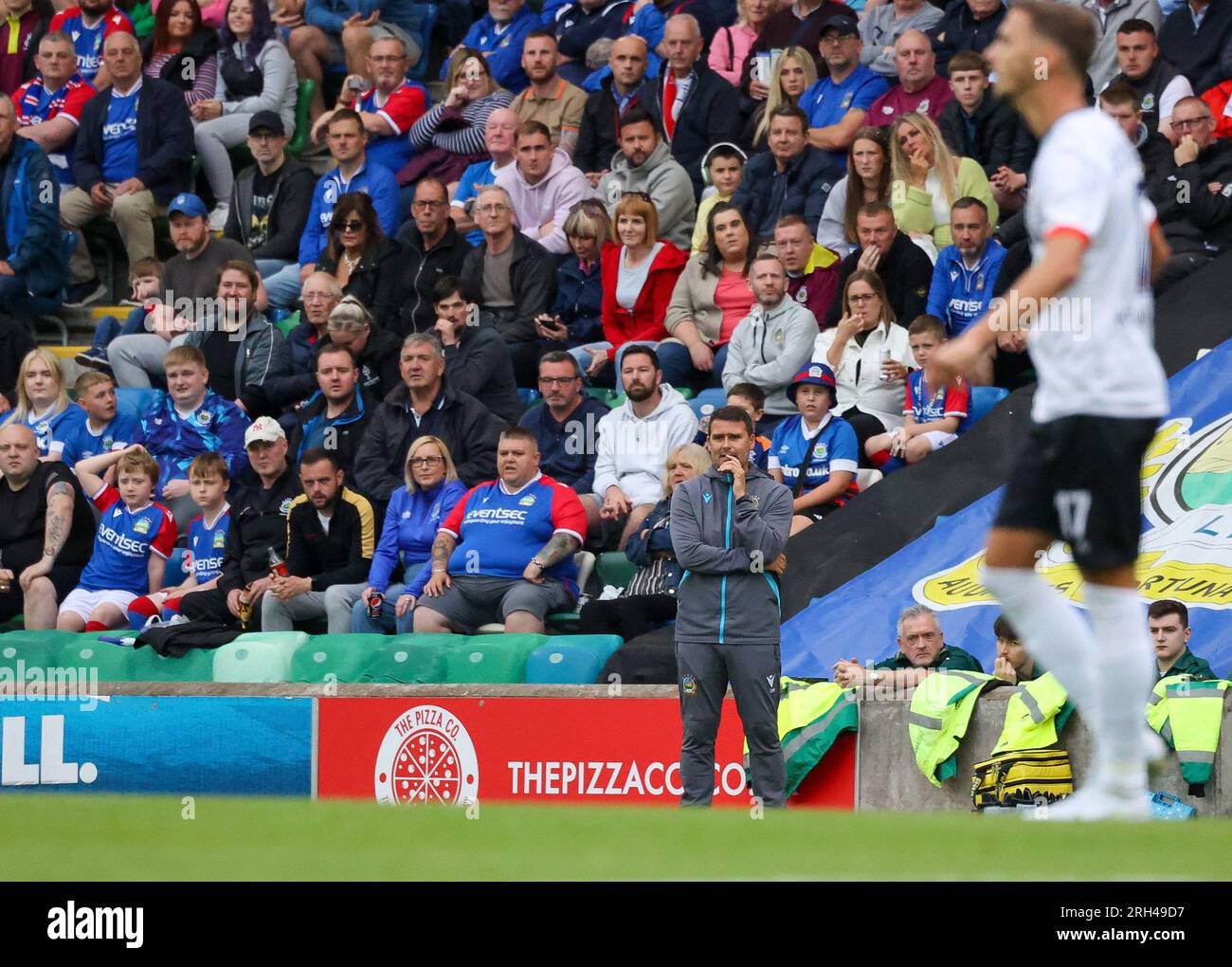 Windsor Park, Belfast, Northern Ireland, UK. 13 Jul 2023. UEFA Europa ...