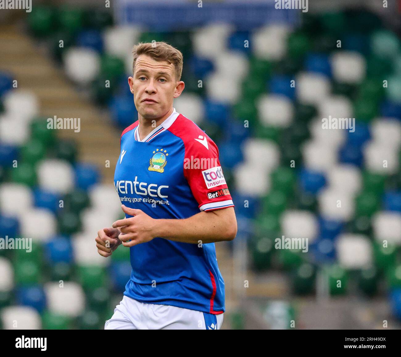 Windsor Park, Belfast, Northern Ireland, UK. 13 Jul 2023. UEFA Europa ...