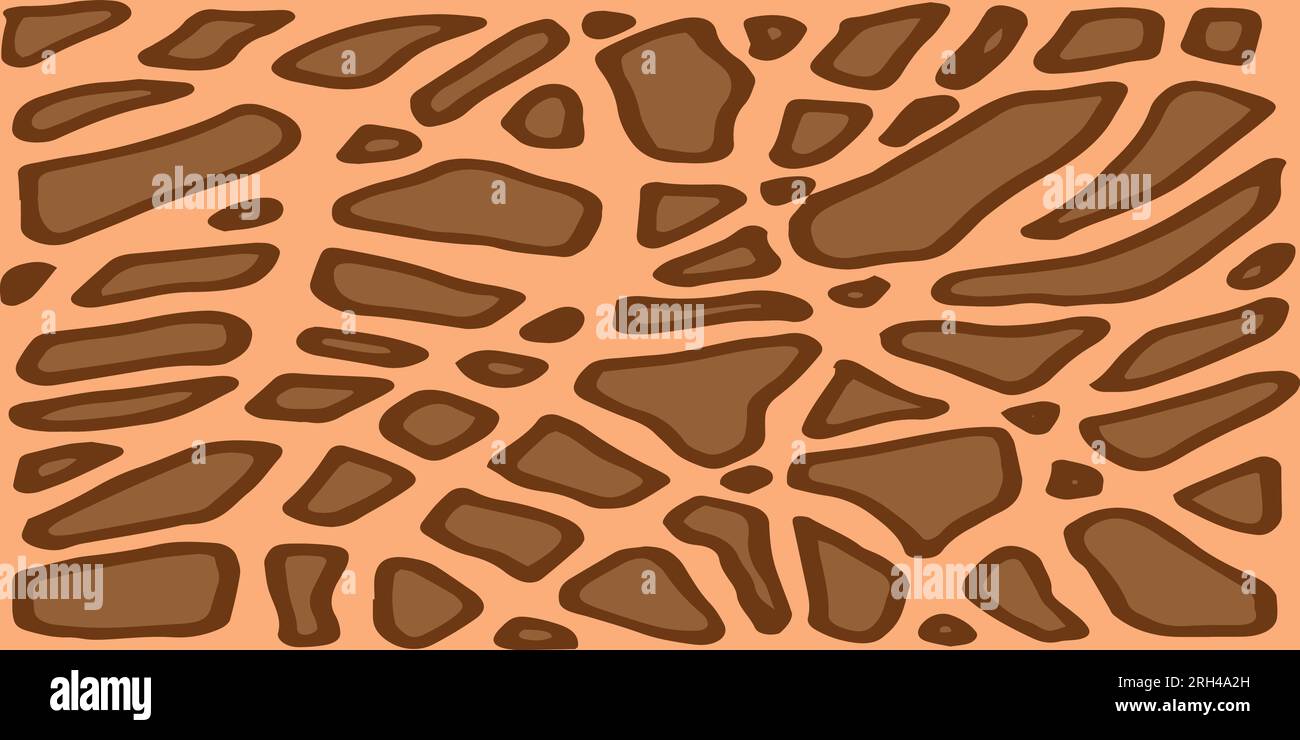 Modern seamless pattern with various animal print. Elements of the ...