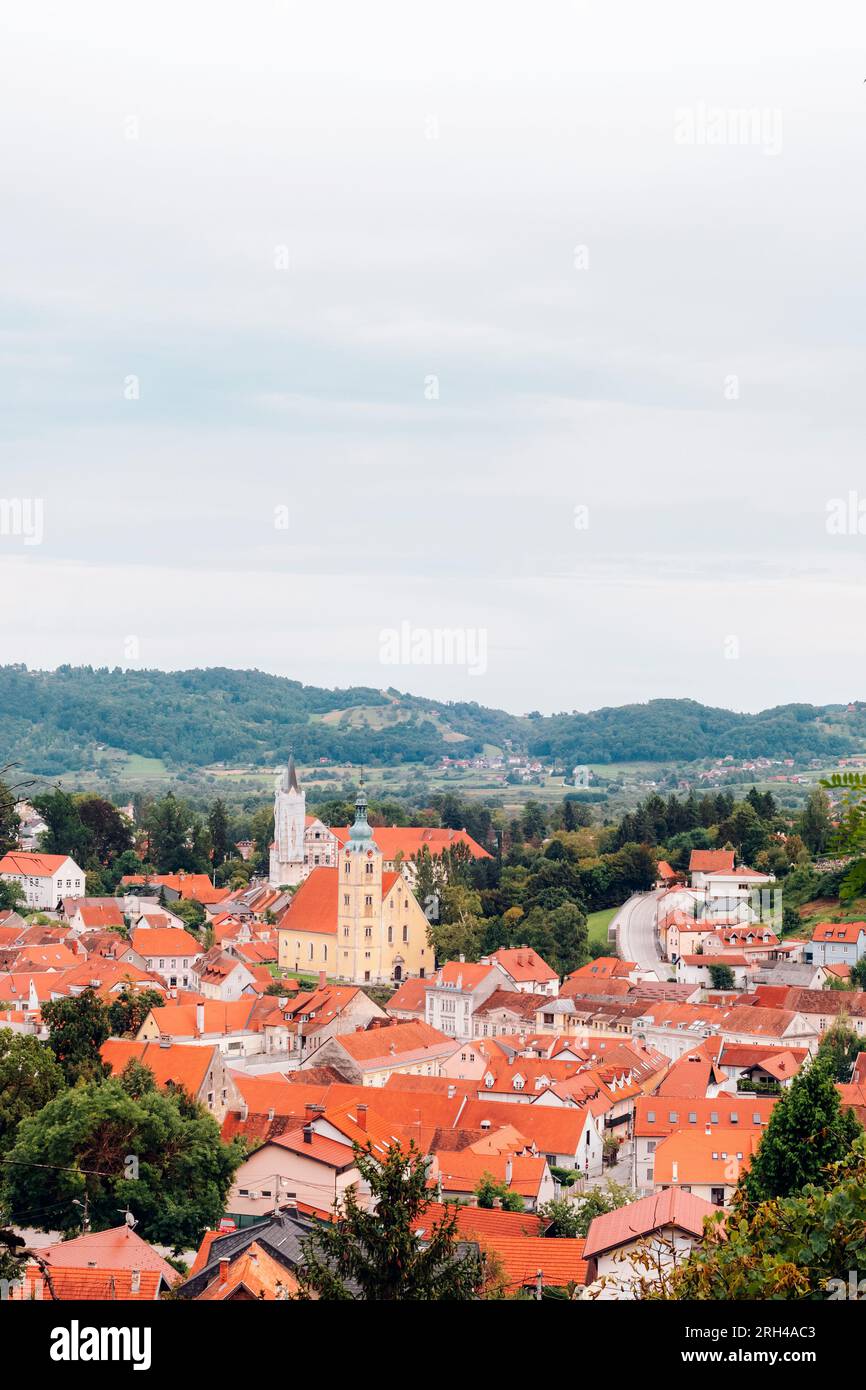 Aerial view of the town of Samobor, Croatia Stock Photo - Alamy