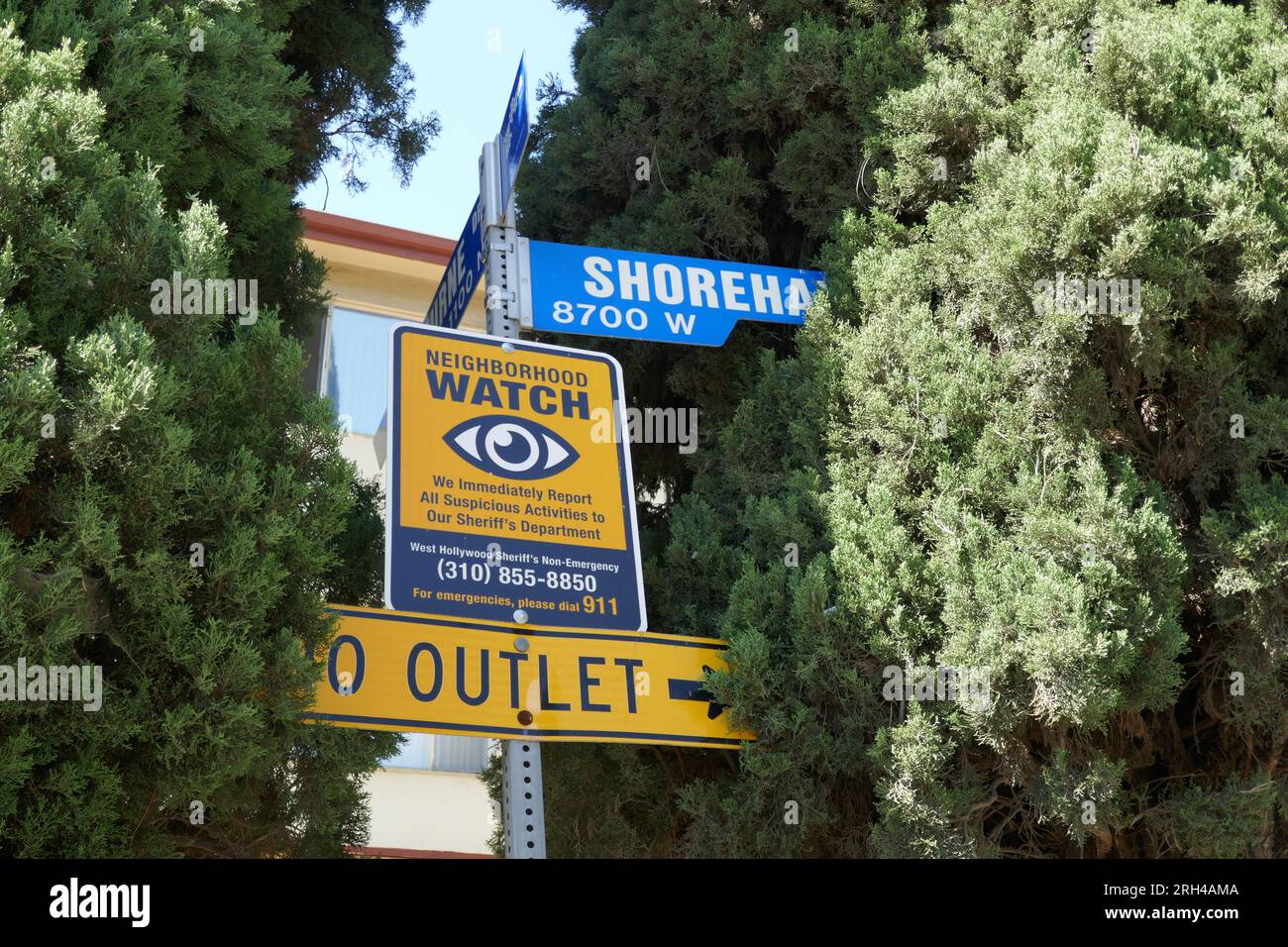 West Hollywood, California, USA 13th August 2023 A general view of ...