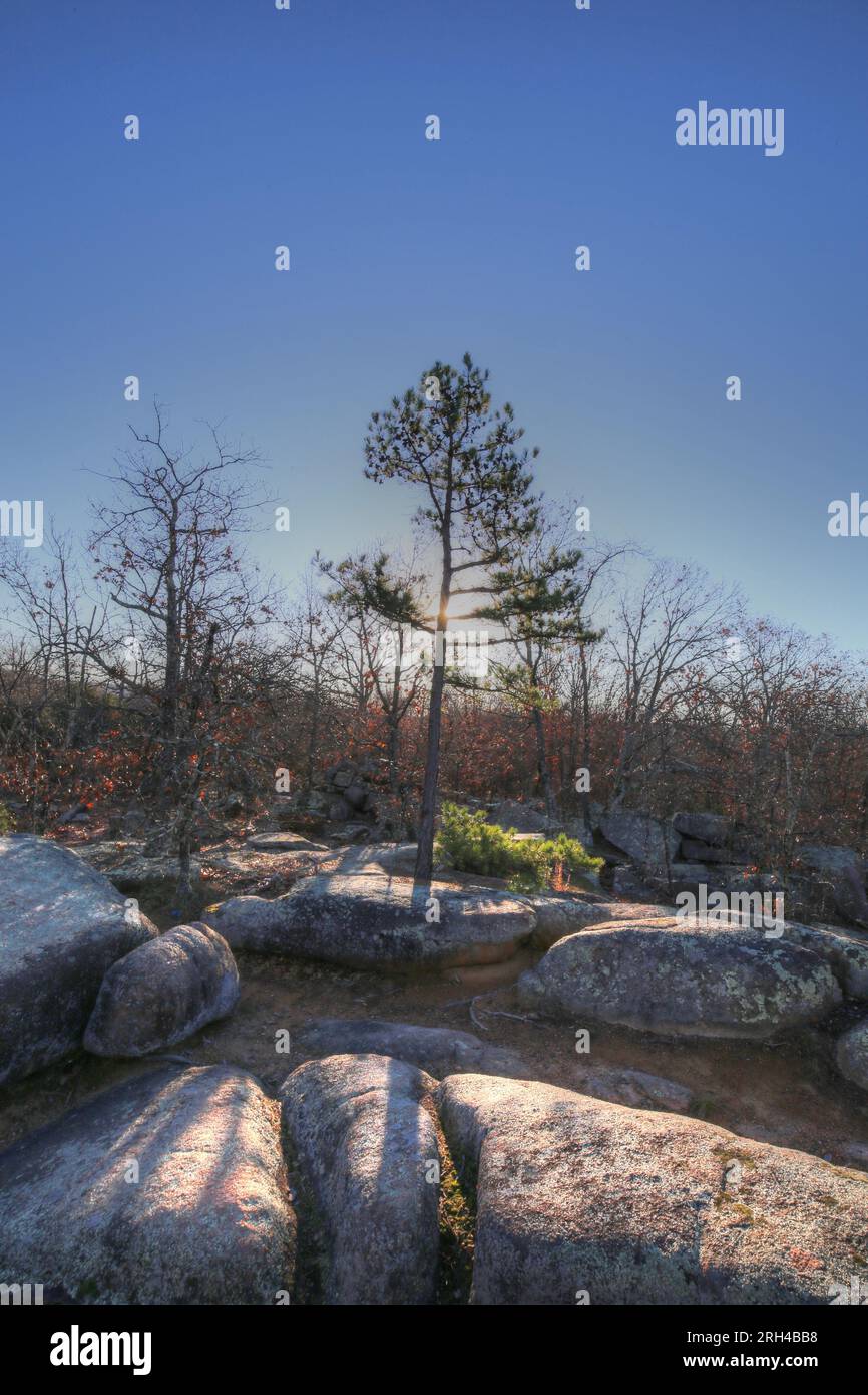 Elephant Rocks outside of Saint Louis, Missouri Stock Photo - Alamy