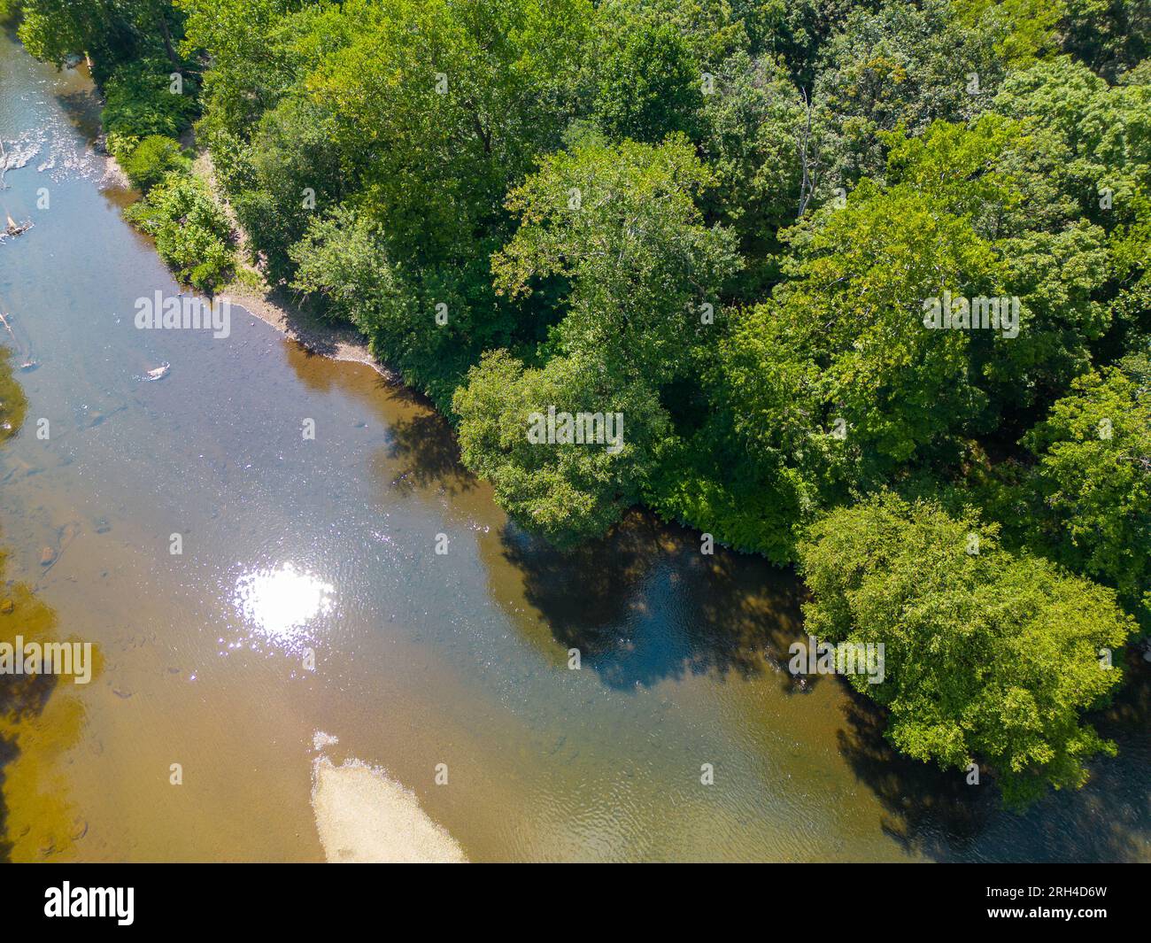 Aerial view waterfall through mountain hi-res stock photography and ...