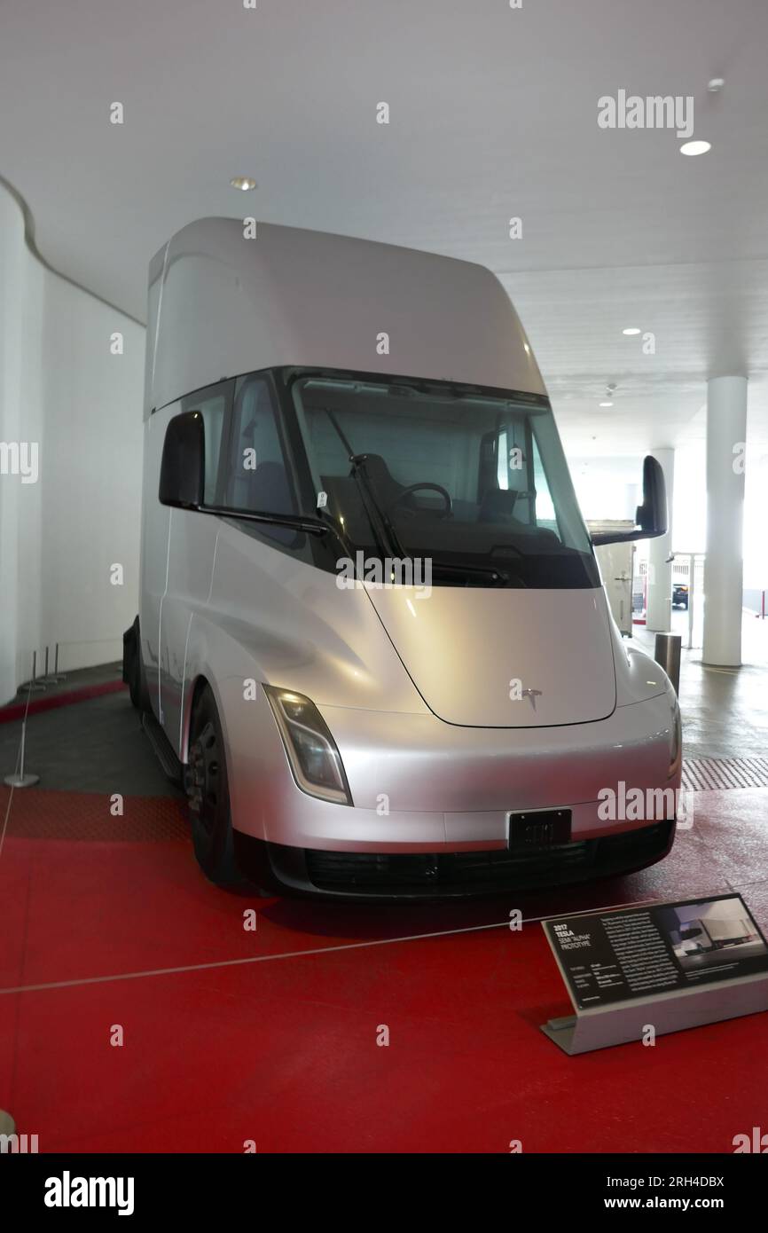 Los Angeles, California, USA 10th August 2023 Tesla Semi Alpha ...