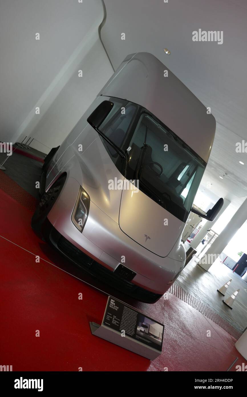 Los Angeles, California, USA 10th August 2023 Tesla Semi Alpha ...