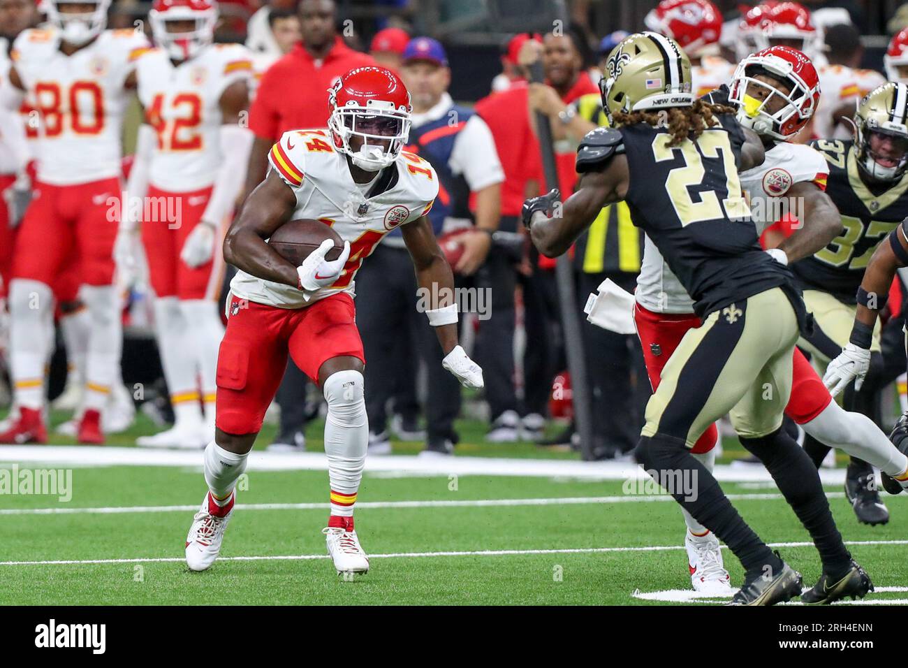 New Orleans, USA. August 13, 2023: Kansas City Chief's Cornell Powell ...