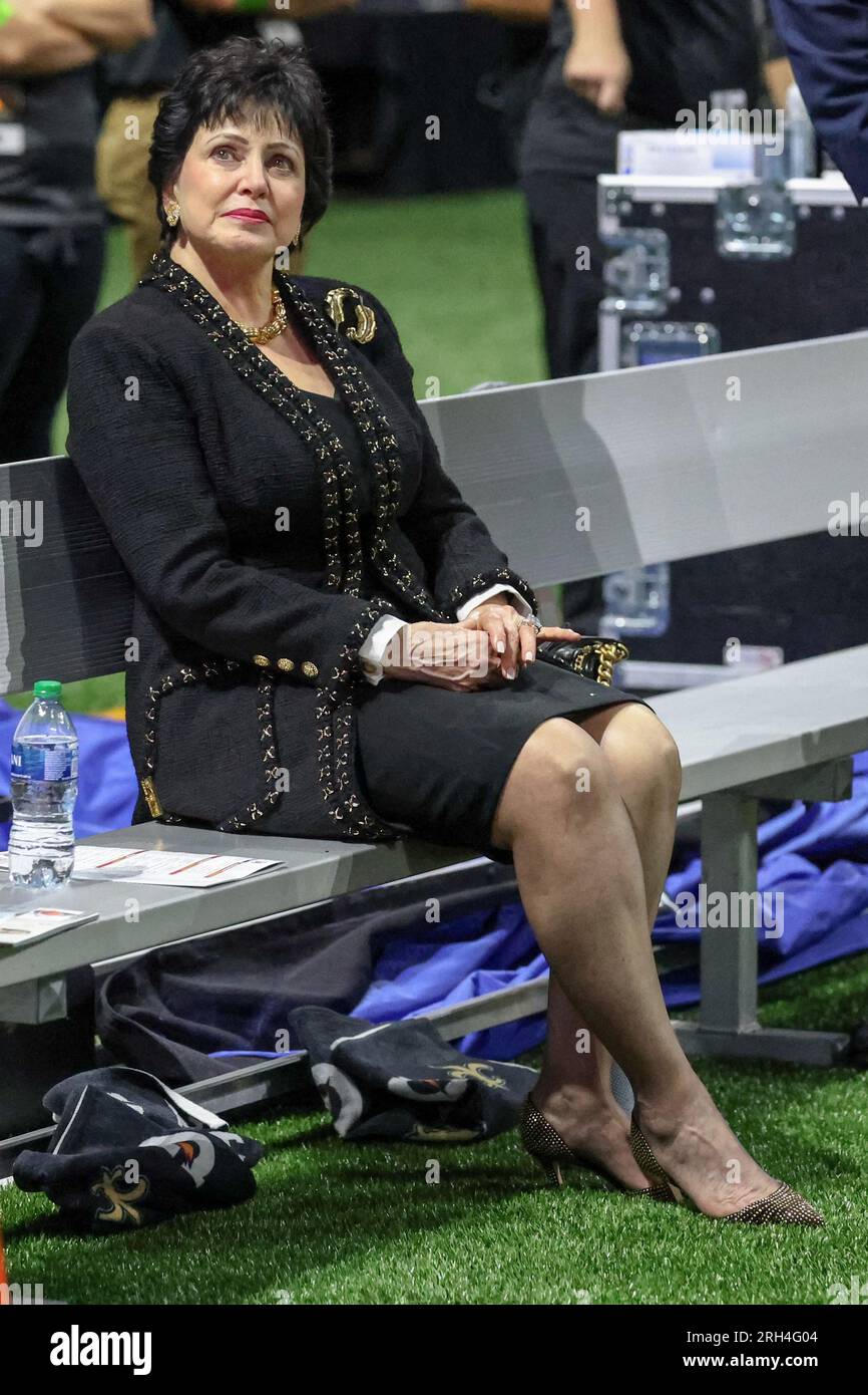 New Orleans, USA. August 13, 2023: New Orleans Saints owner Gayle ...