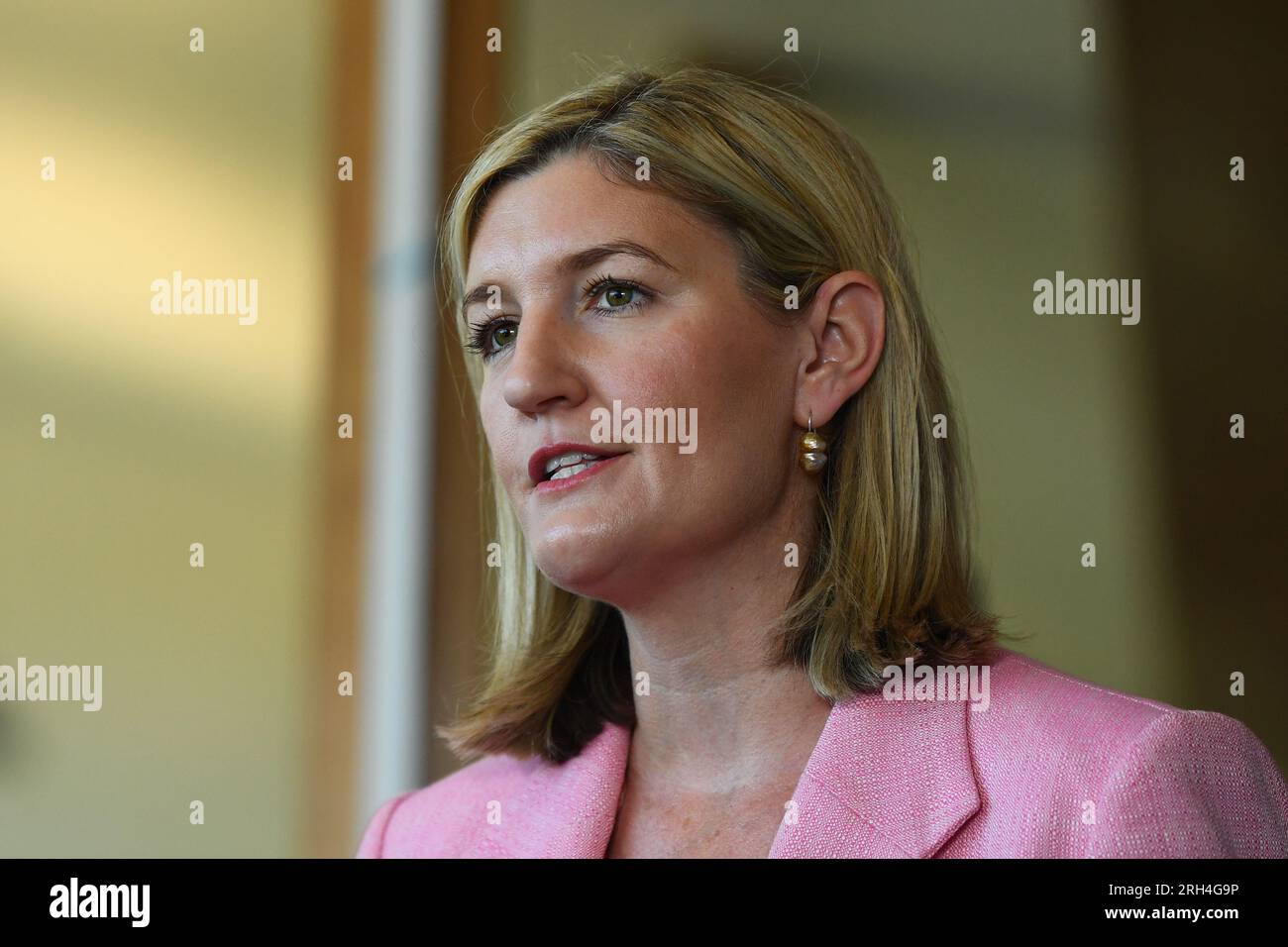 Brisbane, Australia. 14th Aug, 2023. Queensland Health Minister Shannon ...