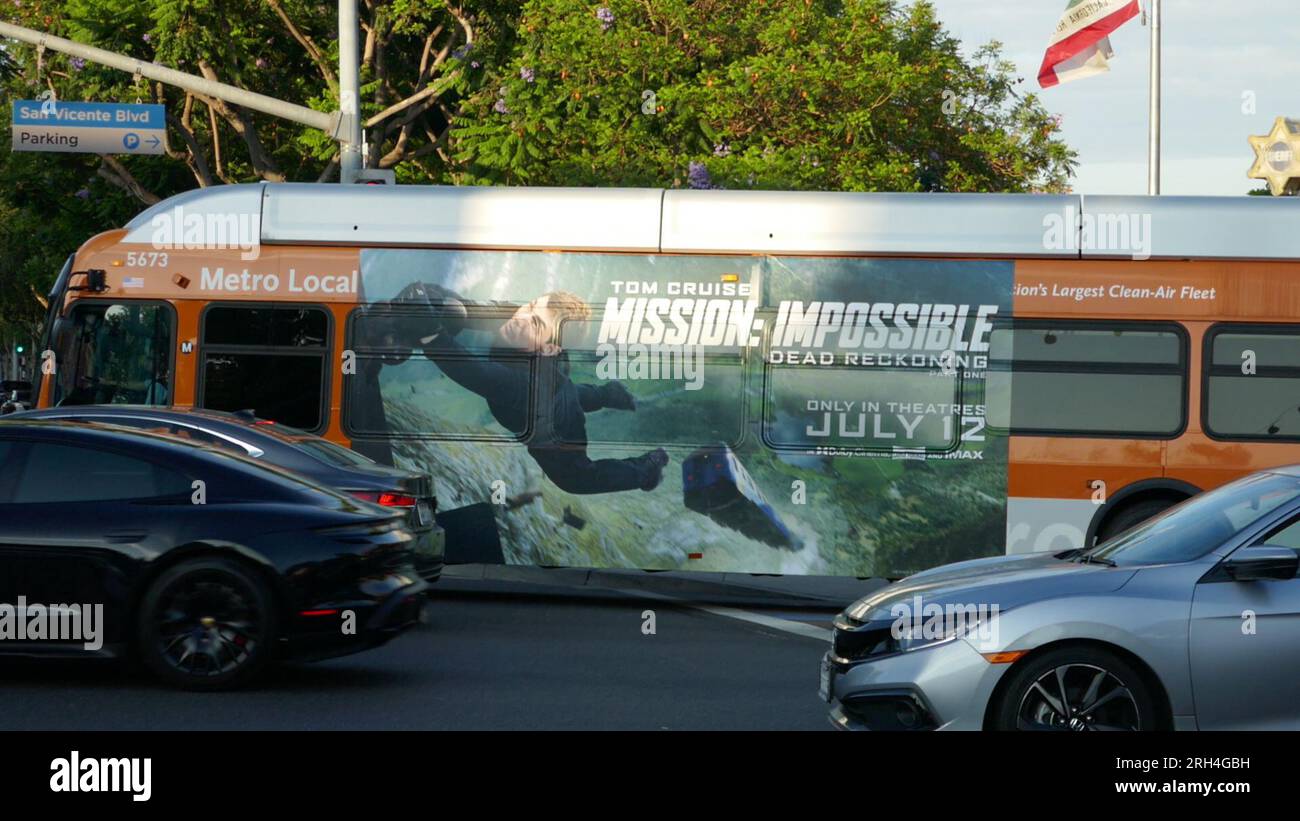 Los Angeles, California, USA 10th August 2023 Tom Cruise Mission ...