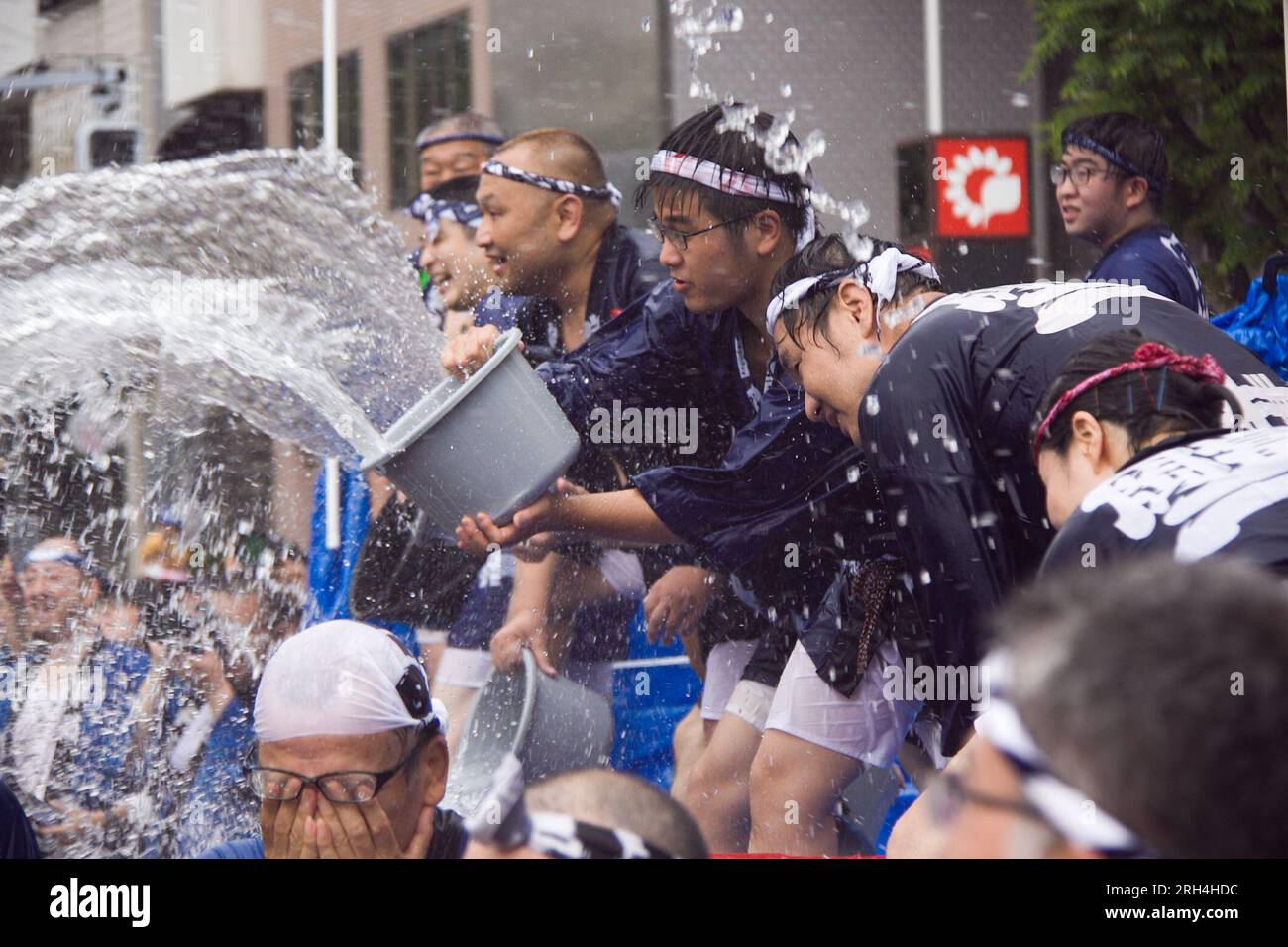 Tokyo, Japan.August 13 2023, Tokyo, Japan: Fukagawa Hachiman Festival ...