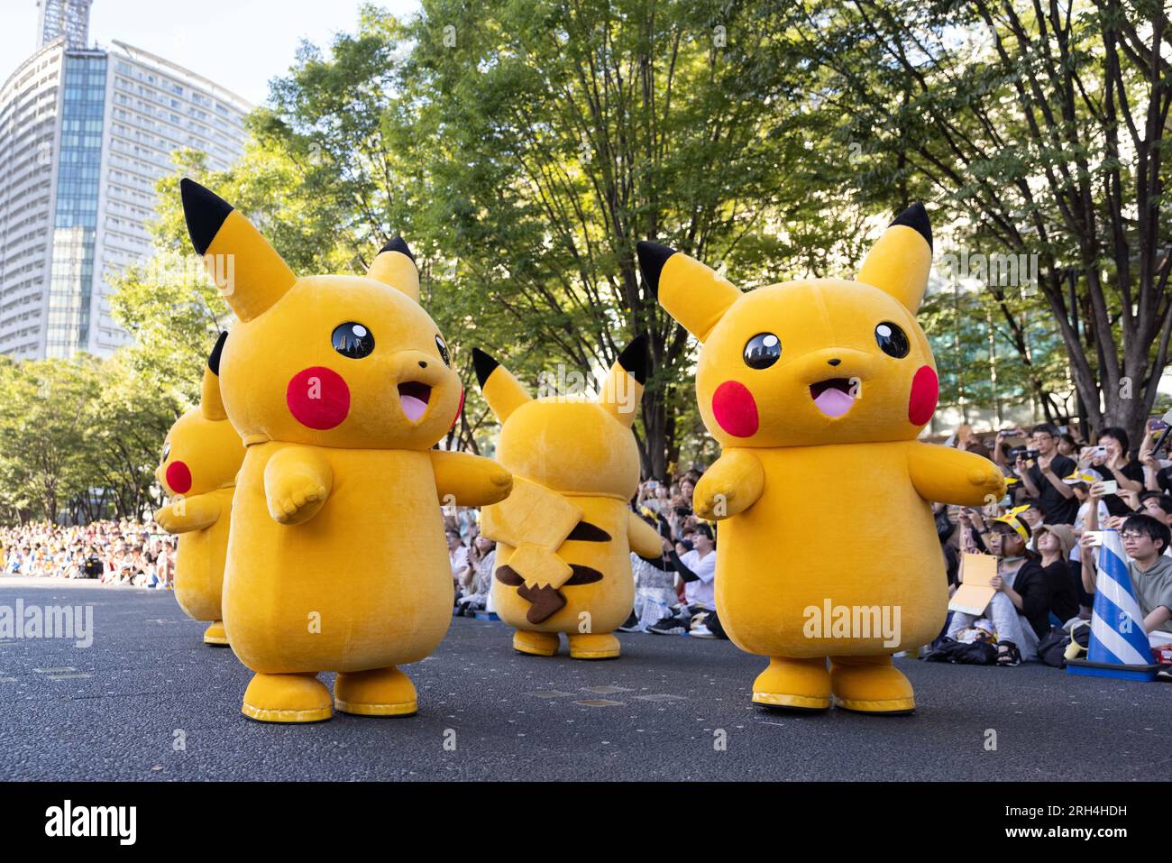 Pikachu parade during Pokemon World Championships 2023 in Minatomirai ...