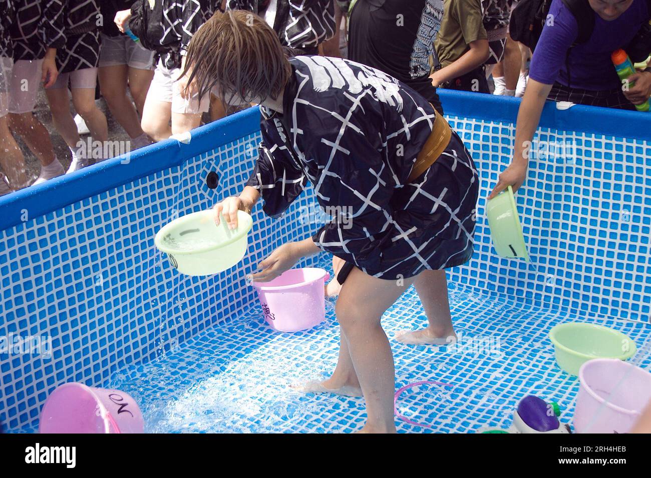 Tokyo, Japan.August 13 2023, Tokyo, Japan: Fukagawa Hachiman Festival ...
