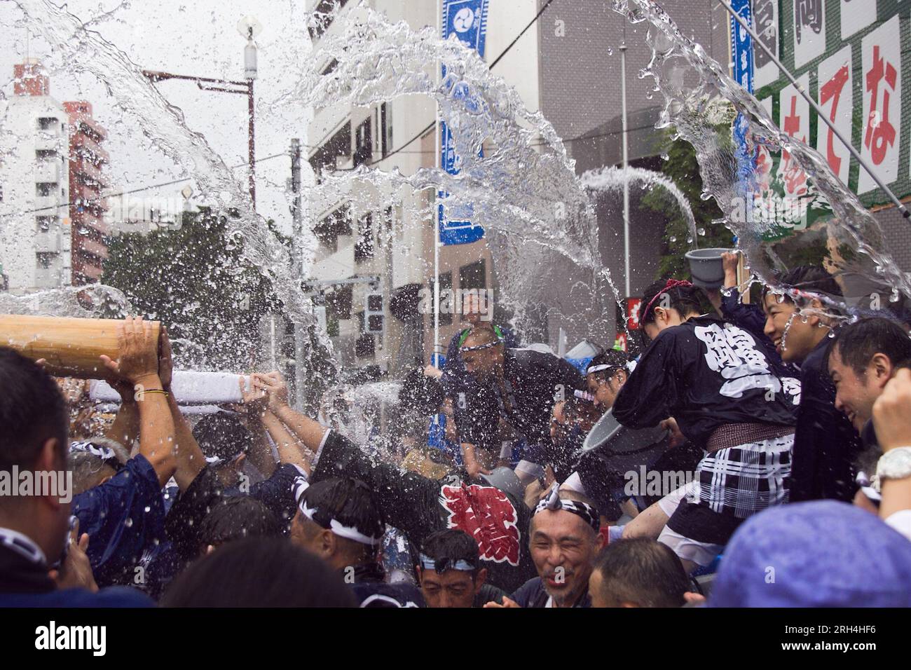 Tokyo, Japan.August 13 2023, Tokyo, Japan: Fukagawa Hachiman Festival ...