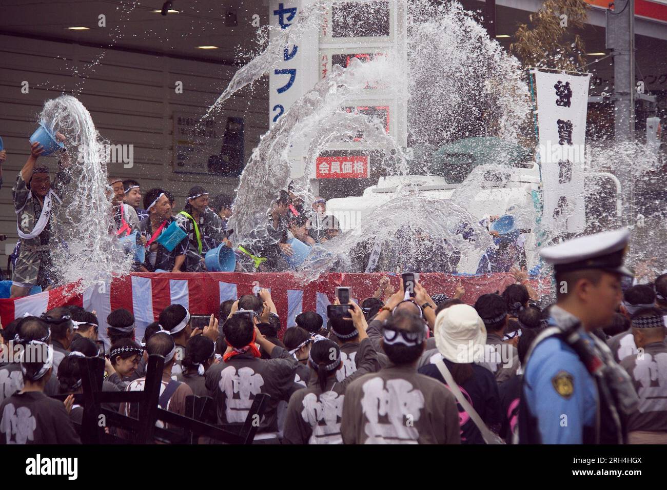 Tokyo, Japan.August 13 2023, Tokyo, Japan: Fukagawa Hachiman Festival ...