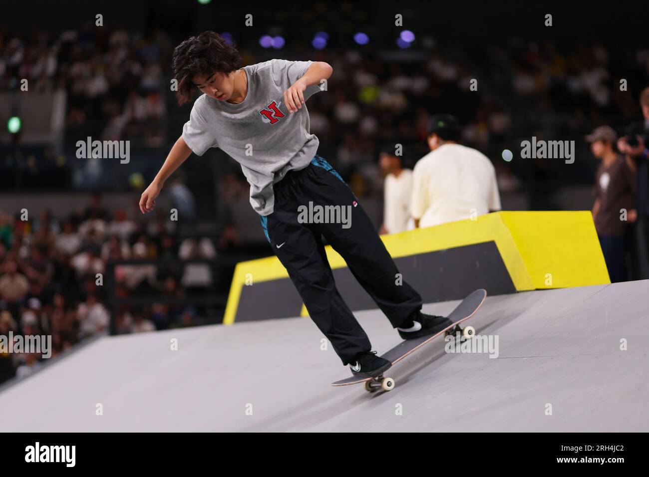 Tokyo, Japan. 12th Aug, 2023. Daiki Ikeda (JPN) Skateboarding : 2023 SLS CHAMPIONSHIP TOUR ...