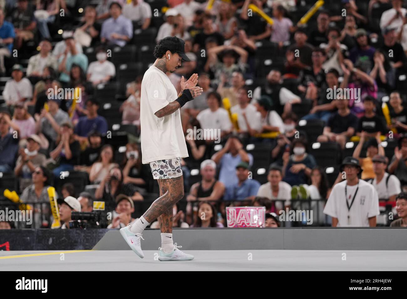 Tokyo, Japan. 12th Aug, 2023. Nyjah Huston (USA) Skateboarding : 2023 ...