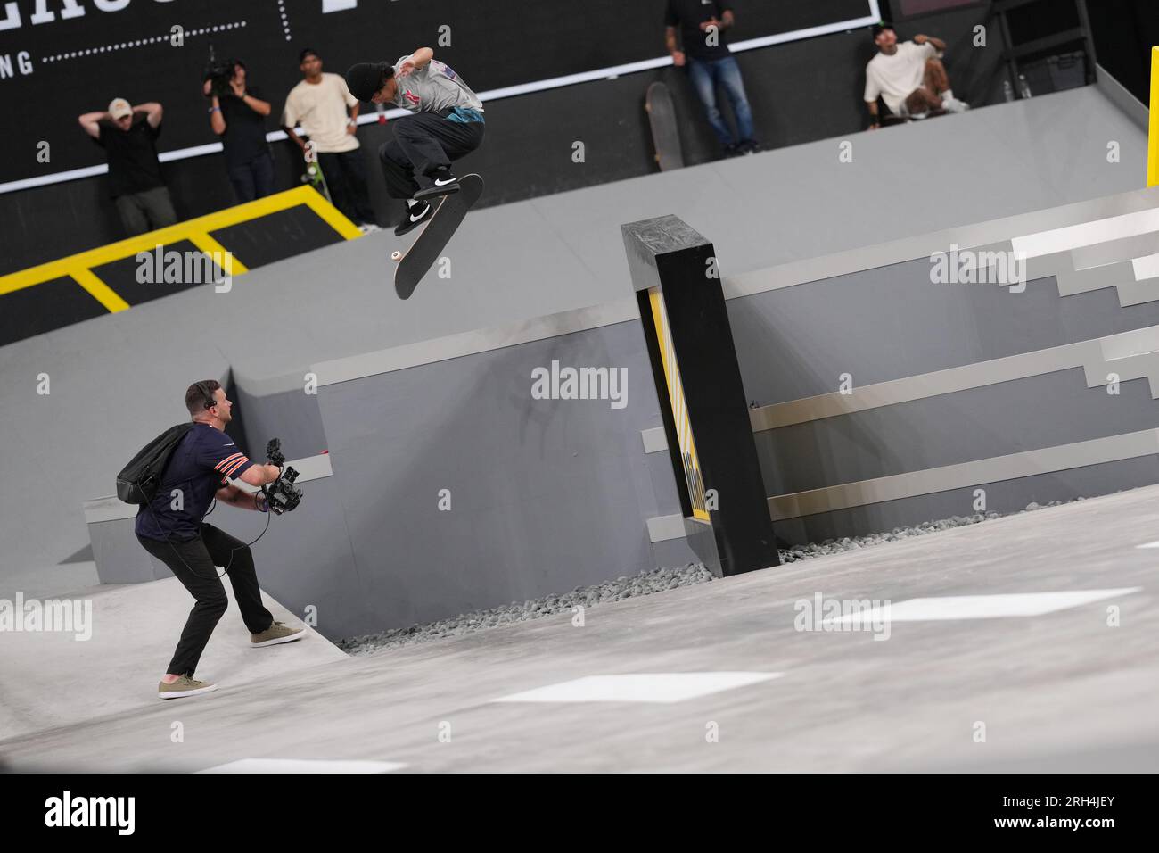 Tokyo, Japan. 12th Aug, 2023. Daiki Ikeda (JPN) Skateboarding : 2023 ...