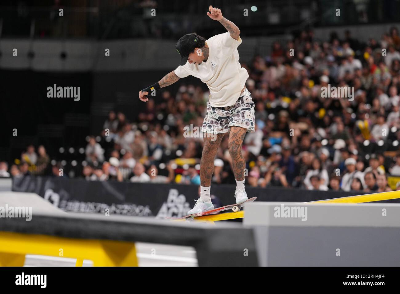 Nyjah Huston (USA), AUGUST 12, 2023 - Skateboarding : 2023 SLS ...
