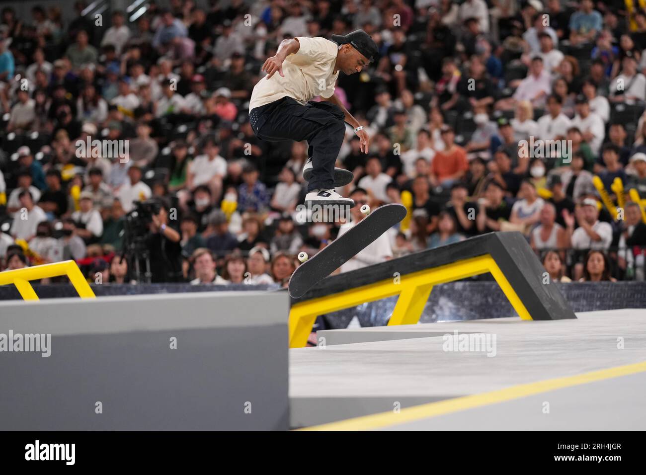 Tokyo, Japan. 12th Aug, 2023. Nyjah Huston (USA) Skateboarding : 2023 ...