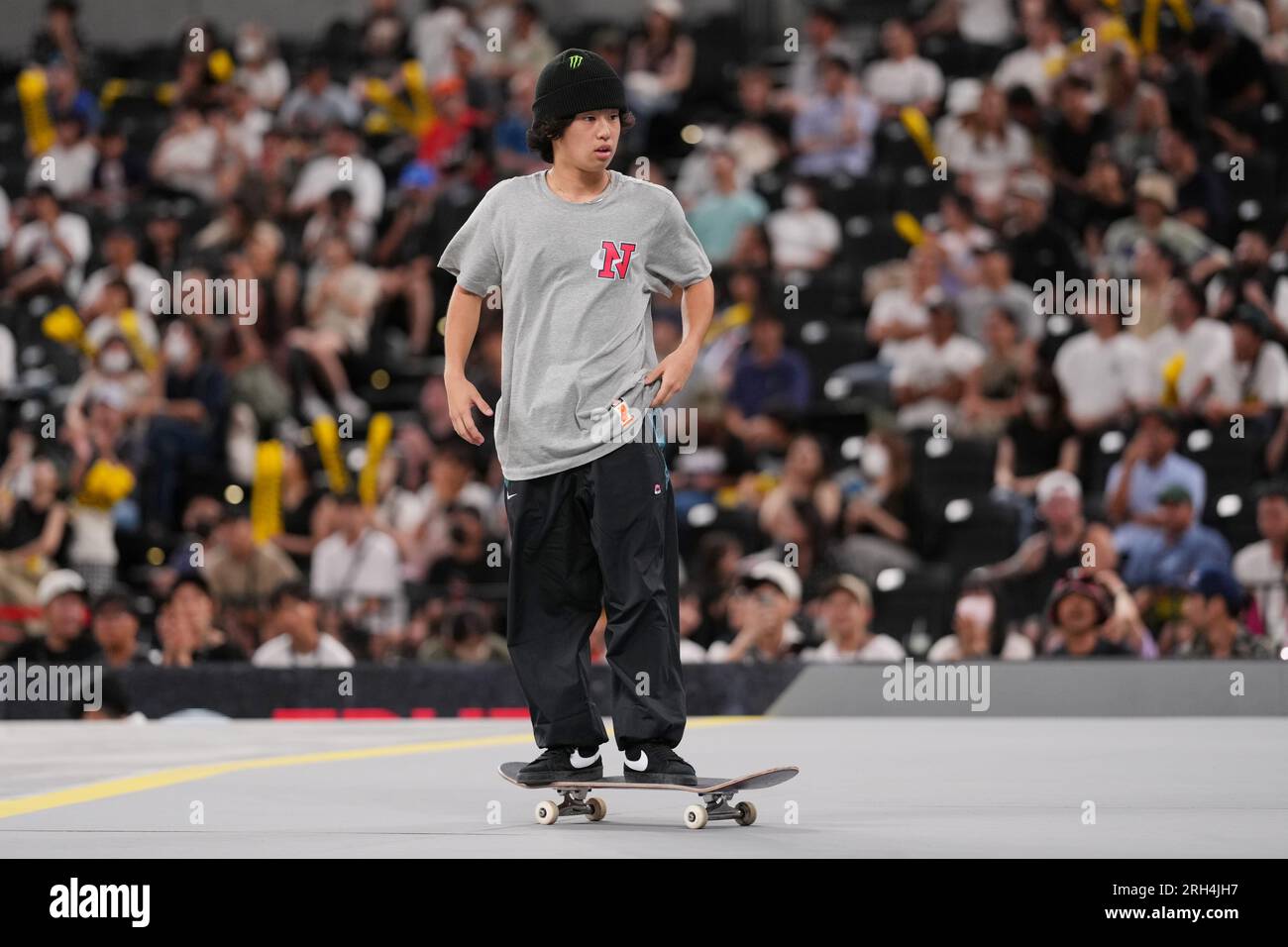 Tokyo, Japan. 12th Aug, 2023. Daiki Ikeda (JPN) Skateboarding : 2023 ...